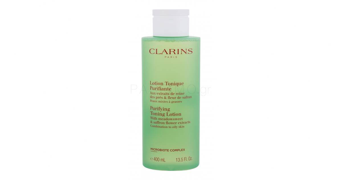 Clarins Purifying Toning Lotion Λοσιόν προσώπου για γυναίκες 400 ml ...
