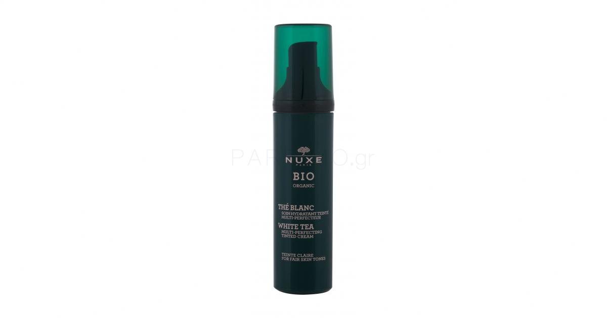 NUXE Bio Organic White Tea Tinted Cream Fair Skin Tones Κρέμα προσώπου ...