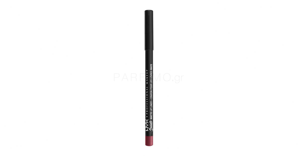 NYX Professional Makeup Suède Matte Lip Liner Μολύβι για τα χείλη για ...