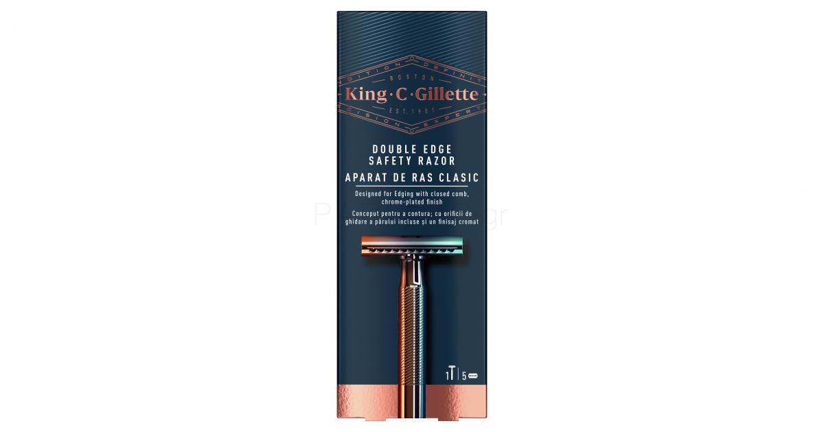 Gillette King C. Double Edge Safety Razor Ξυριστική μηχανή για άνδρες ...