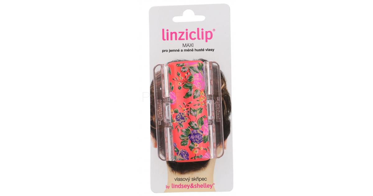 Linziclip Maxi Κλιπ μαλλιών για γυναίκες 1 τεμ Απόχρωση Jazzy Red Bloom ...