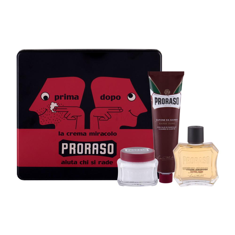 PRORASO Red After Shave Lotion Σετ δώρου για άνδρες aftershave 100 ml ...