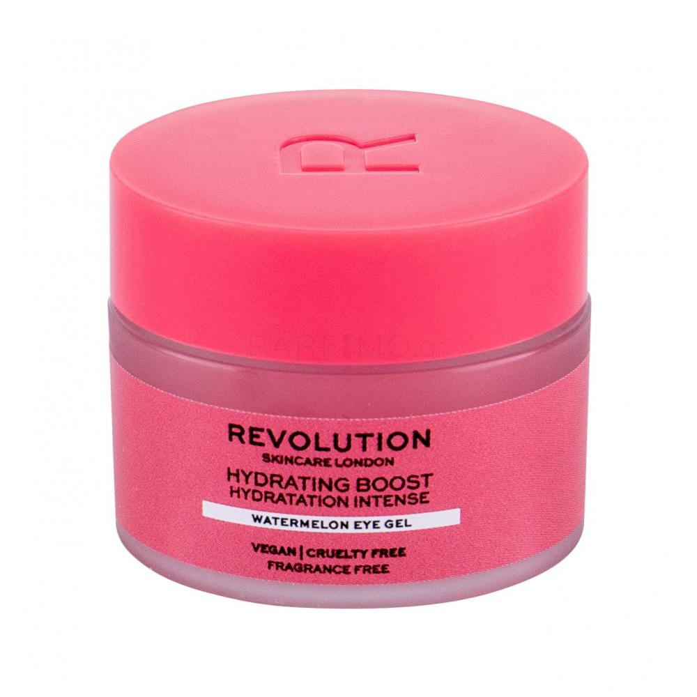 Revolution Skincare Hydration Boost Watermelon Τζελ ματιών για γυναίκες ...