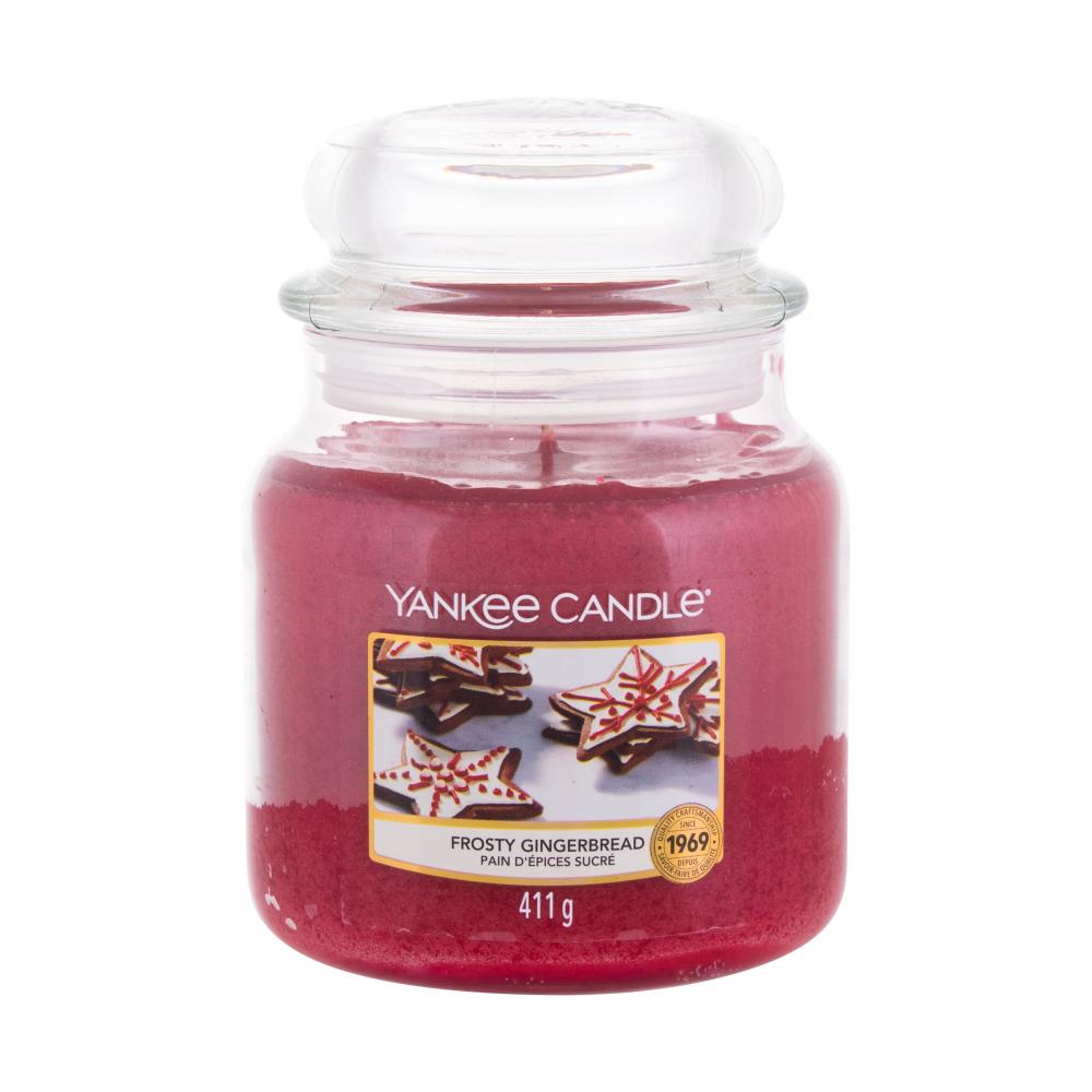 Yankee Candle Frosty Gingerbread Αρωματικό κερί 411 gr | Parfimo.gr