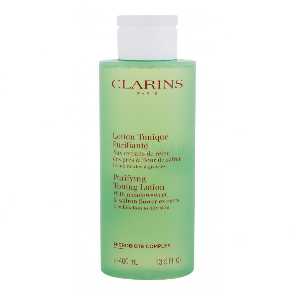 Clarins Purifying Toning Lotion Λοσιόν προσώπου για γυναίκες 400 ml ...