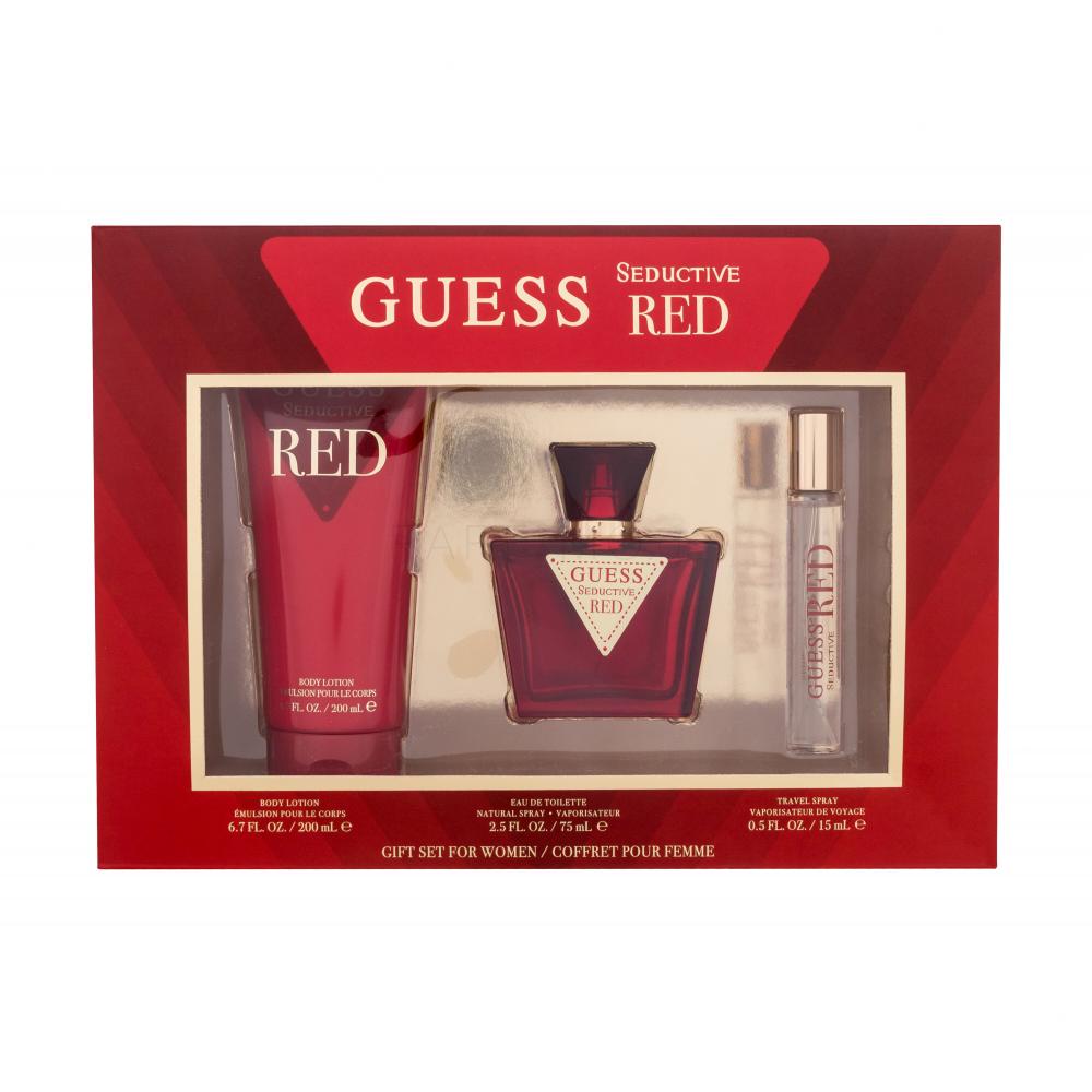 GUESS Seductive Red Σετ δώρου EDT 75 ml + λοσιόν σώματος 200 ml + EDT ...