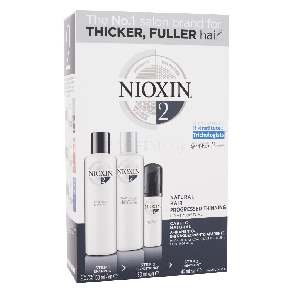 Nioxin System 2 Σετ δώρου Σαμπουάν System 2 Cleanser Shampoo 150 ml ...