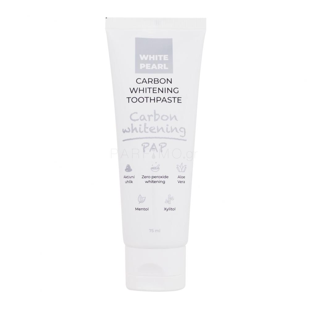 White Pearl PAP Carbon Whitening Toothpaste Οδοντόκρεμες 75 ml ...