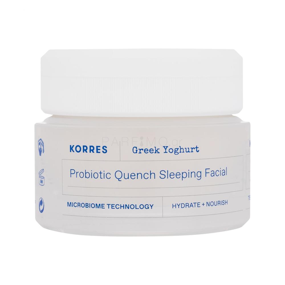 Korres Greek Yoghurt Probiotic Quench Sleeping Facial Κρέμες προσώπου ...