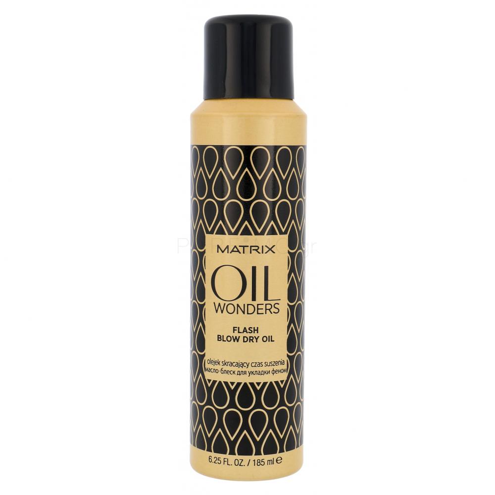 Matrix Oil Wonders Flash Blow Dry Oil Για τη θερμική επεξεργασία των ...