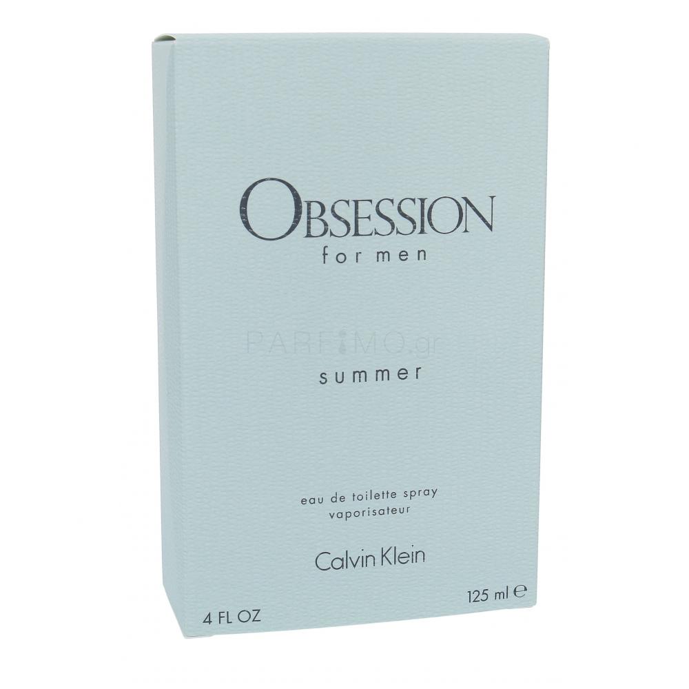 Calvin Klein Obsession Summer For Men Eau de Toilette για άνδρες 125 ml ...