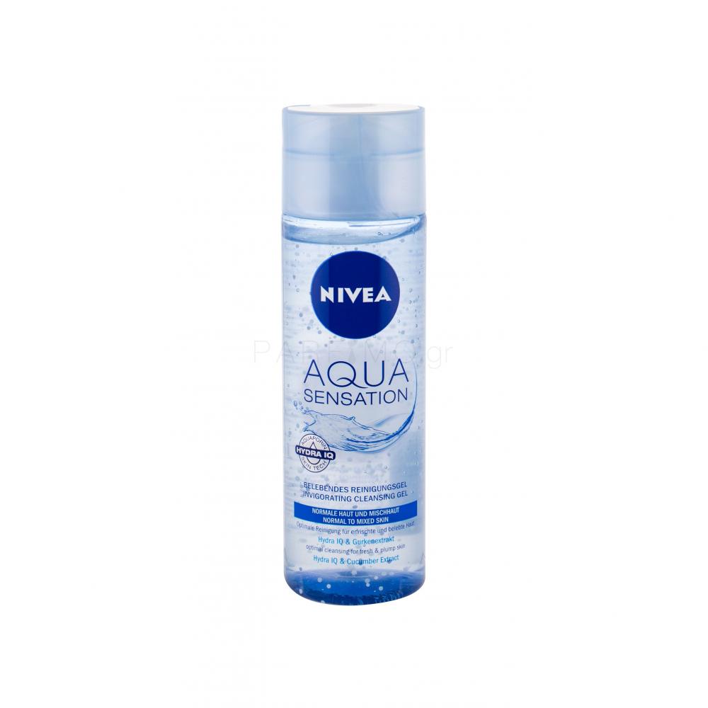 Nivea Aqua Sensation Καθαριστικό τζελ για γυναίκες 200 ml | Parfimo.gr