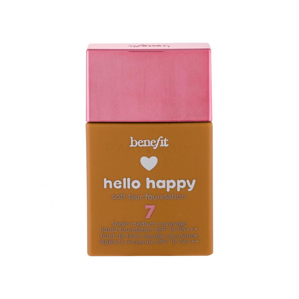 Benefit Hello Happy SPF15 Make up για γυναίκες 30 ml Απόχρωση 07 Medium ...