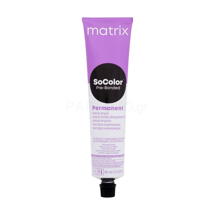 Matrix SoColor Pre-Bonded Permanent Extra Coverage Hair Color Βαφή ...