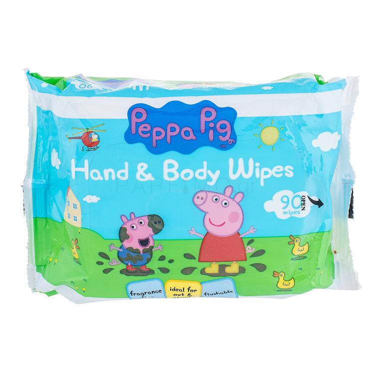 Peppa Pig Peppa Hand & Face Wipes Καθαριστικά μαντηλάκια για παιδιά ...